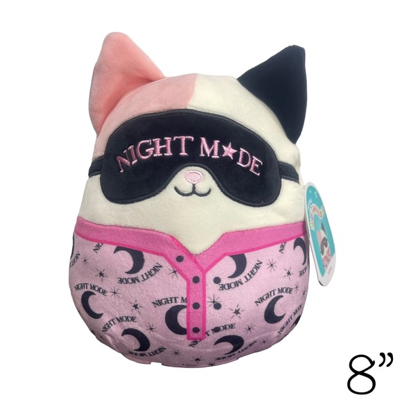 Squishmallows | Toys | Katsla The Cat Nightmode Sleeping Squishmallow 8 ...
